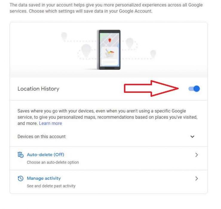 How to Restrict Google on Tracking Your Web & App Activity, Location ...